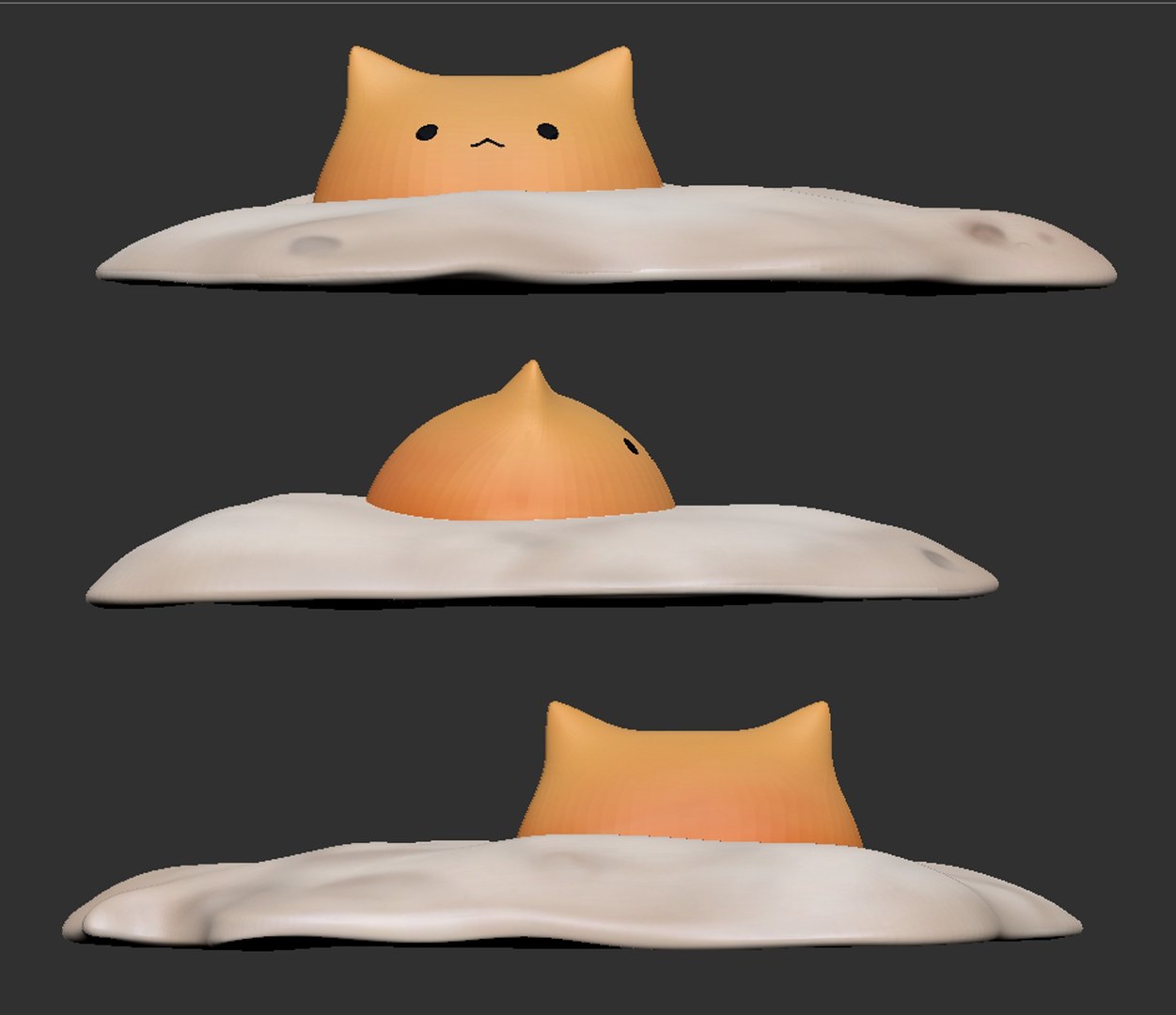 3D Cat Egg - TurboSquid 2232592