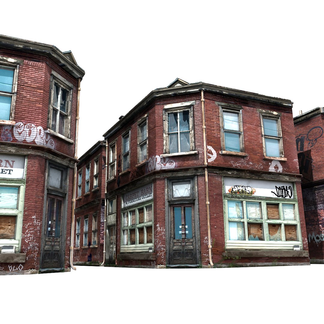 Free Realistic Old Building 3d Model