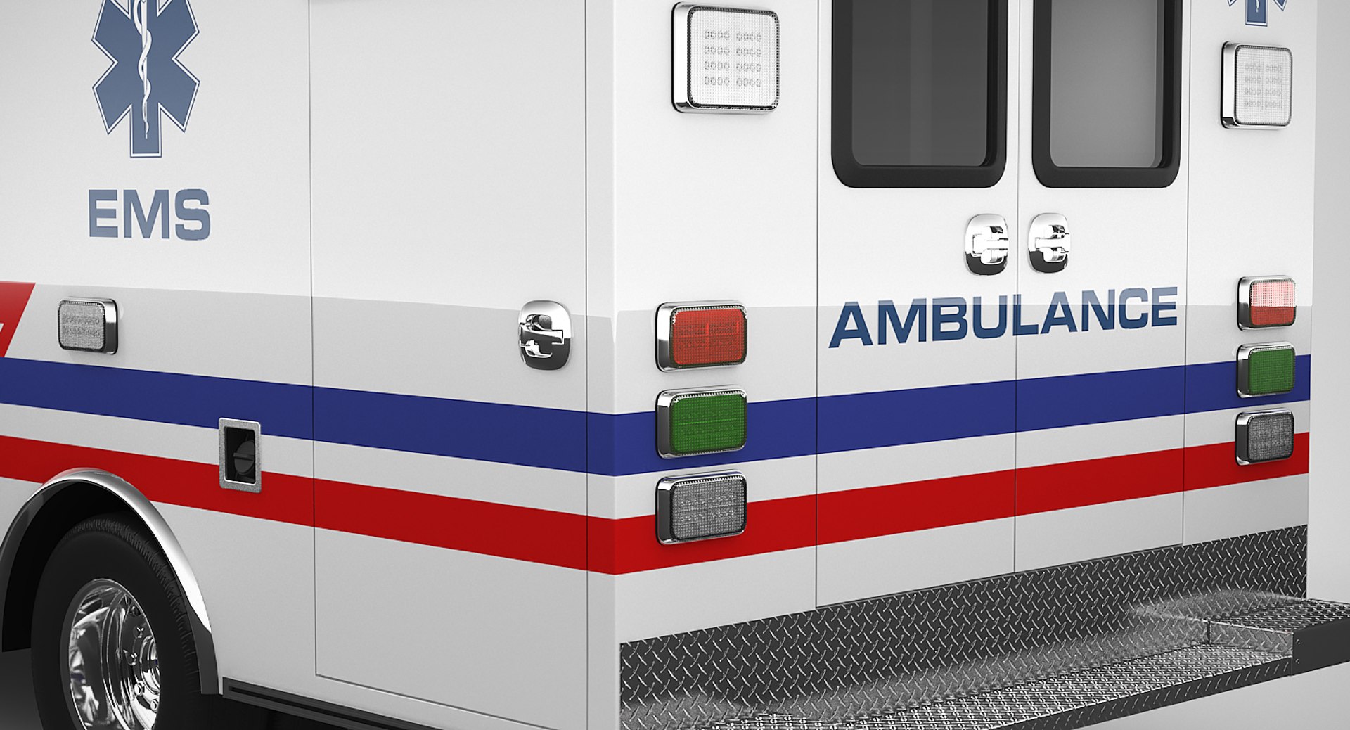 3D Model E-series Ambulance Interior - TurboSquid 1401795