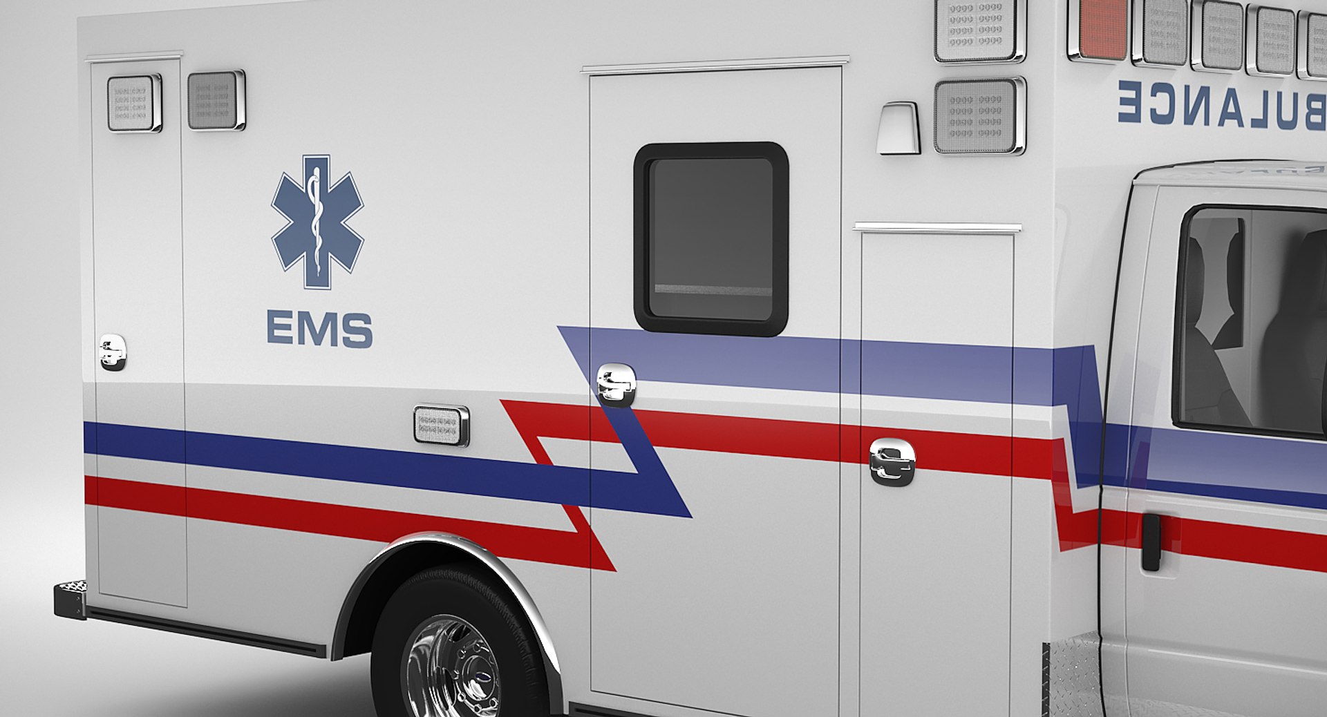 3D Model E-series Ambulance Interior - TurboSquid 1401795