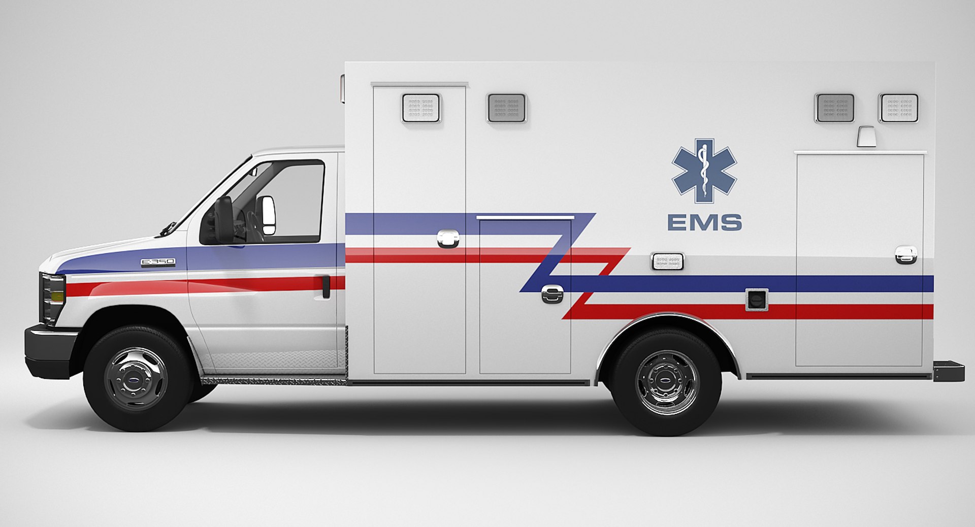 3D Model E-series Ambulance Interior - TurboSquid 1401795