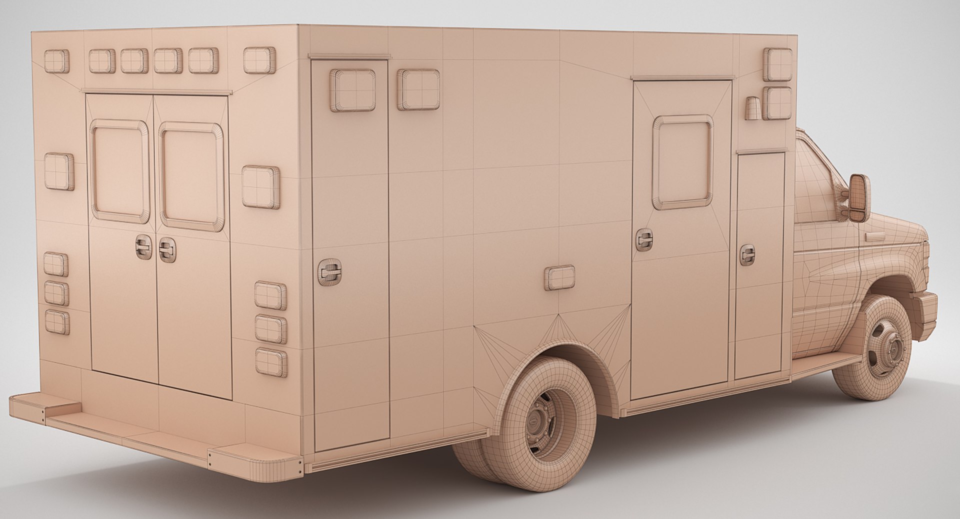3D Model E-series Ambulance Interior - TurboSquid 1401795