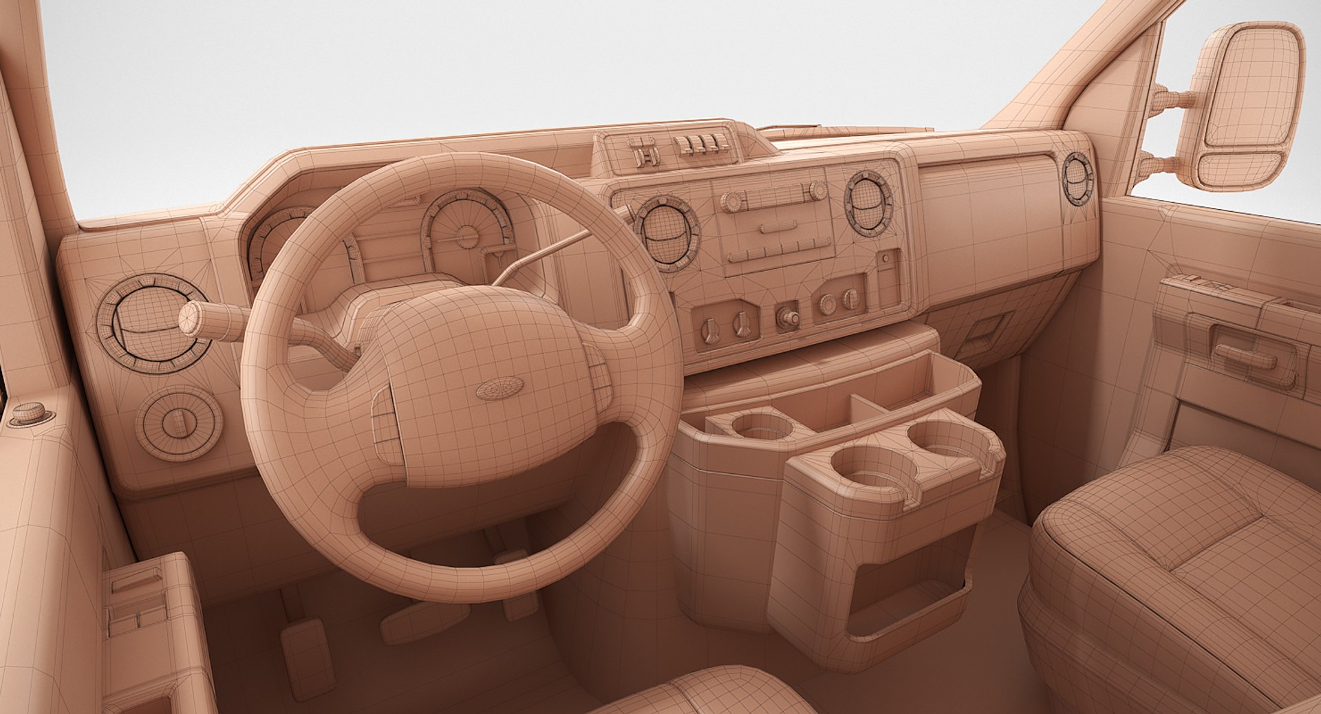 3D Model E-series Ambulance Interior - TurboSquid 1401795