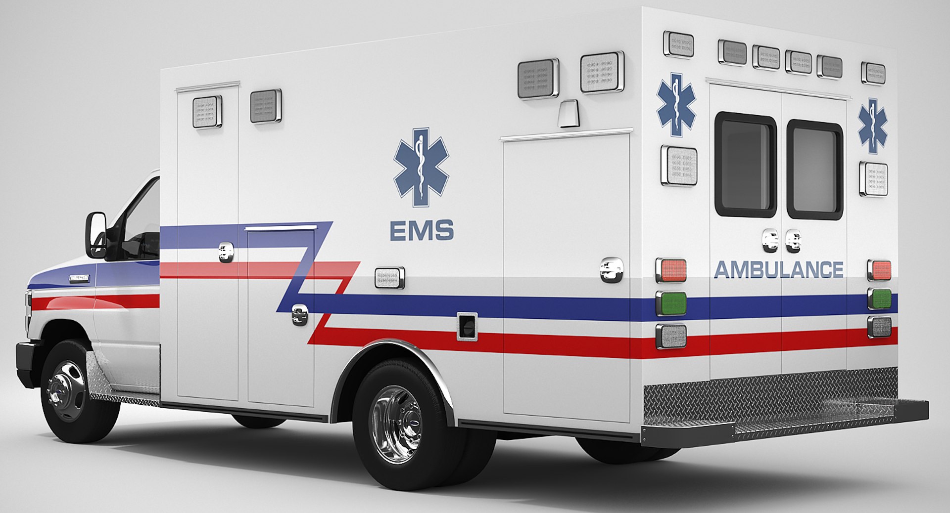 3D Model E-series Ambulance Interior - TurboSquid 1401795