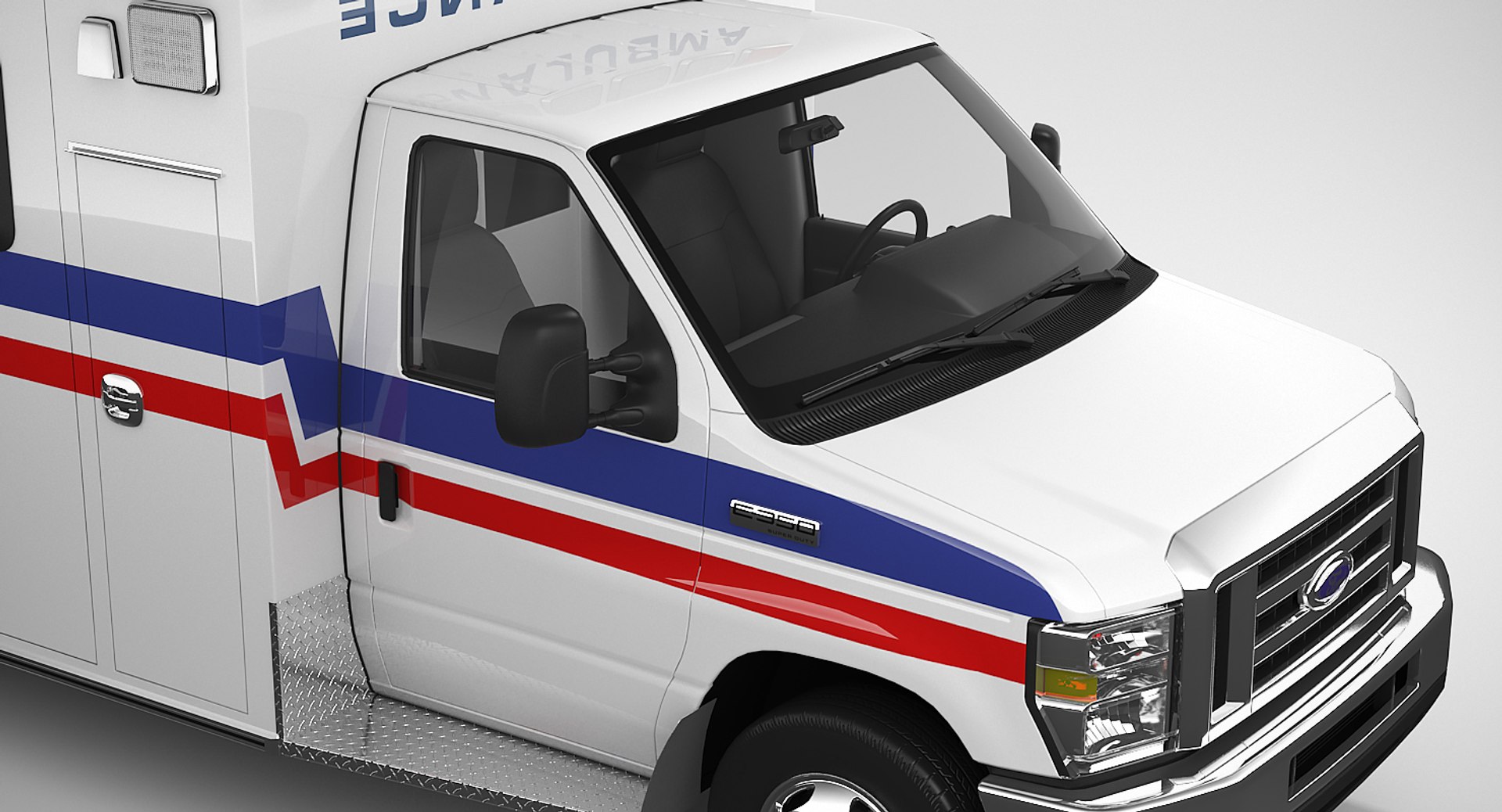 3D Model E-series Ambulance Interior - TurboSquid 1401795