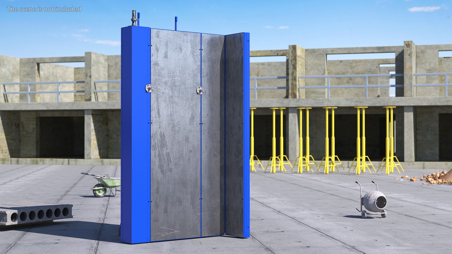Construction Formwork Blue 3D - TurboSquid 2065221