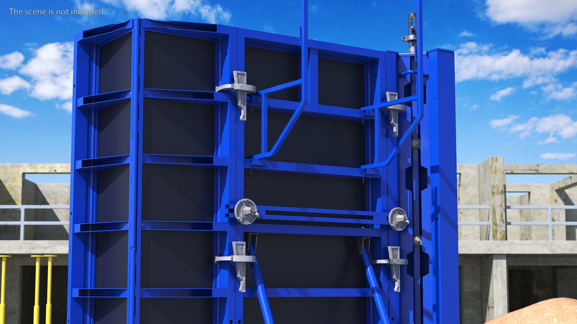 Construction Formwork Blue 3D - TurboSquid 2065221