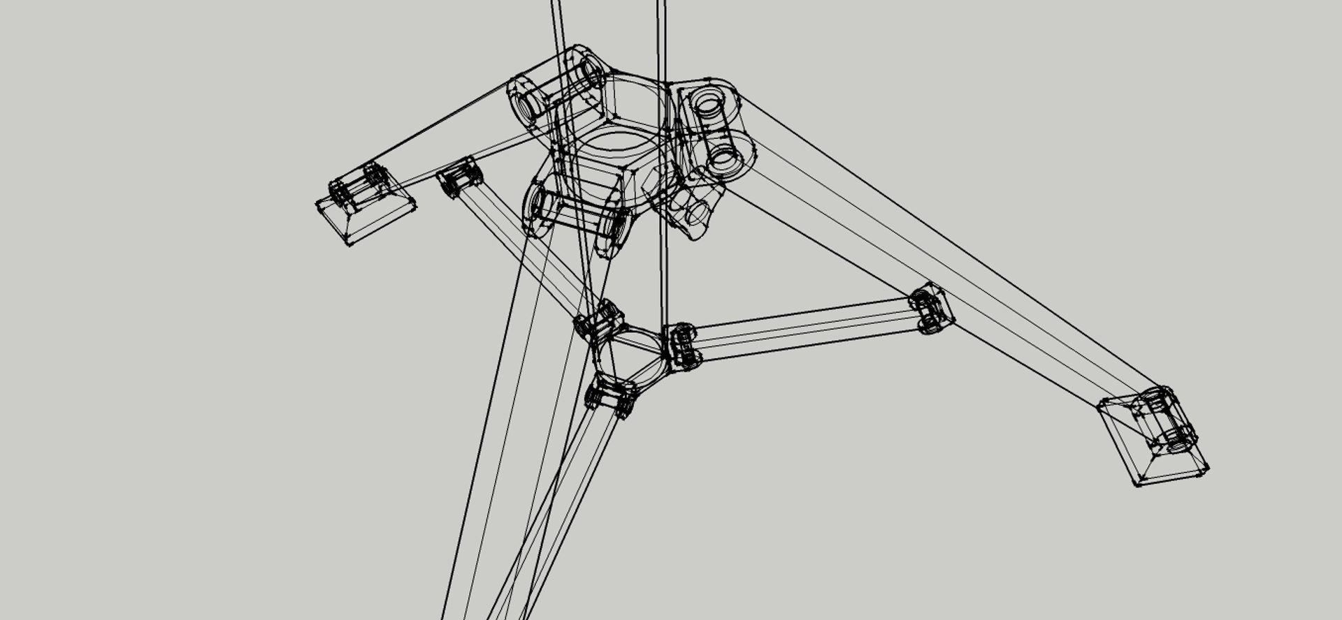 3d Tripode Iluminacion Model