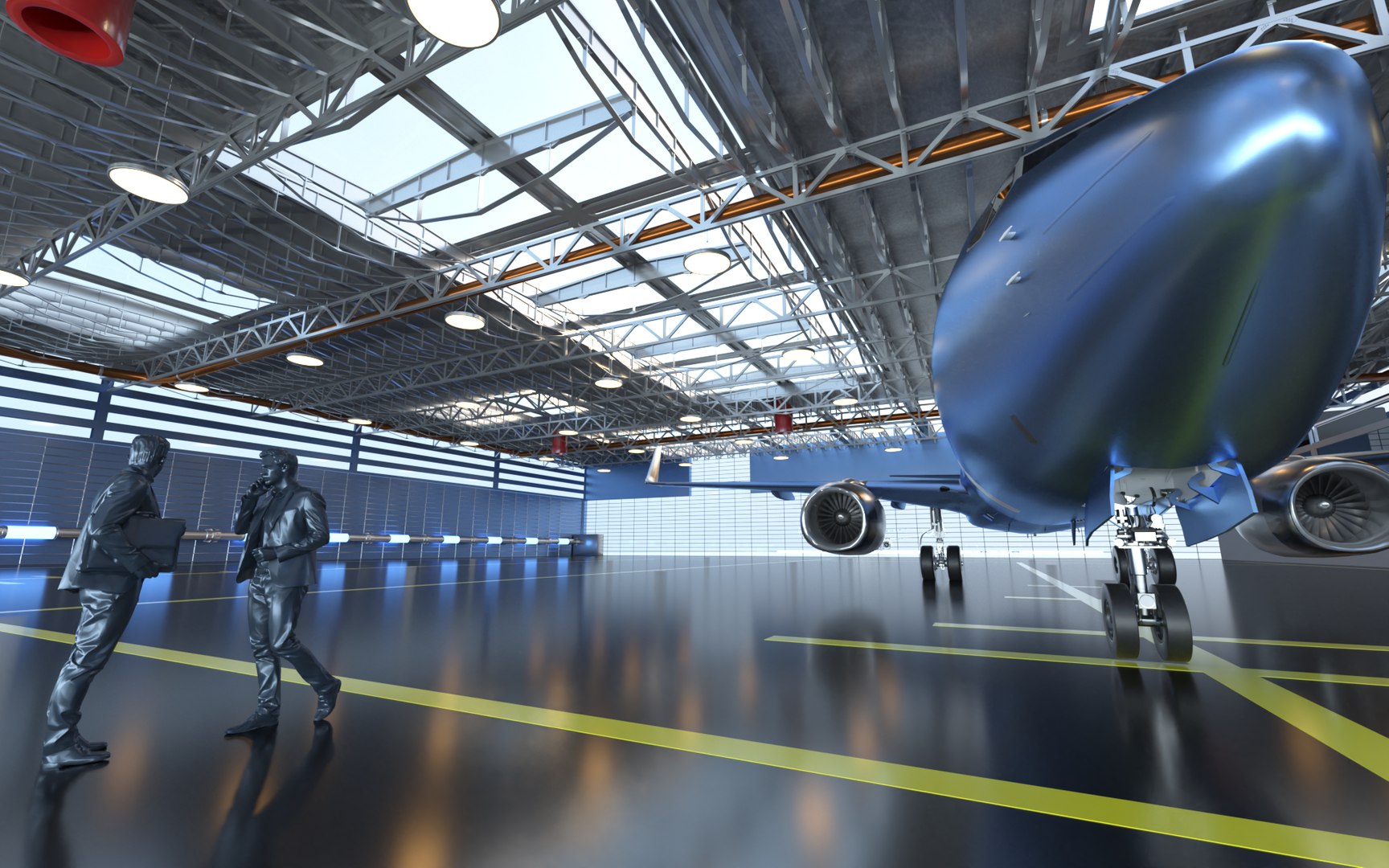 3D Hangar Planes Vr - TurboSquid 1544089