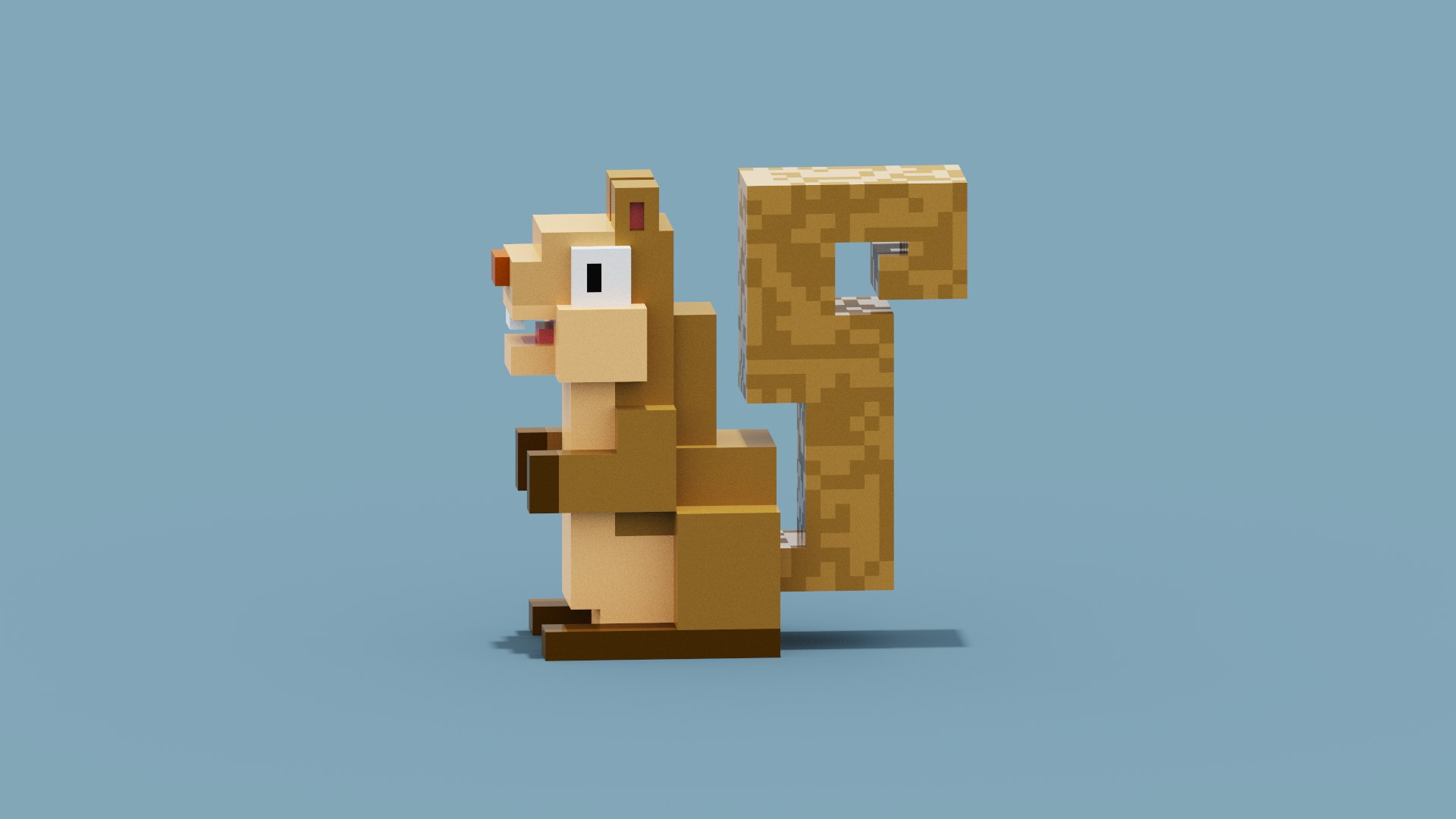 Voxel Squirrel 3D model - TurboSquid 1910285