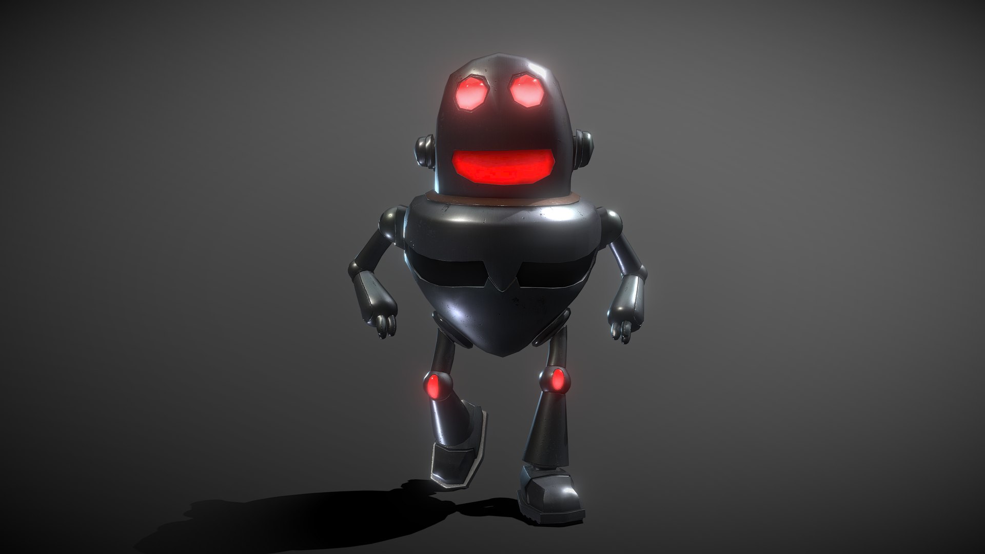 Cute Robot 3D - TurboSquid 2063300