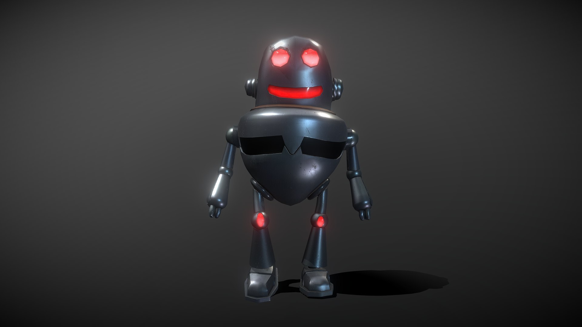 Cute Robot 3D - TurboSquid 2063300