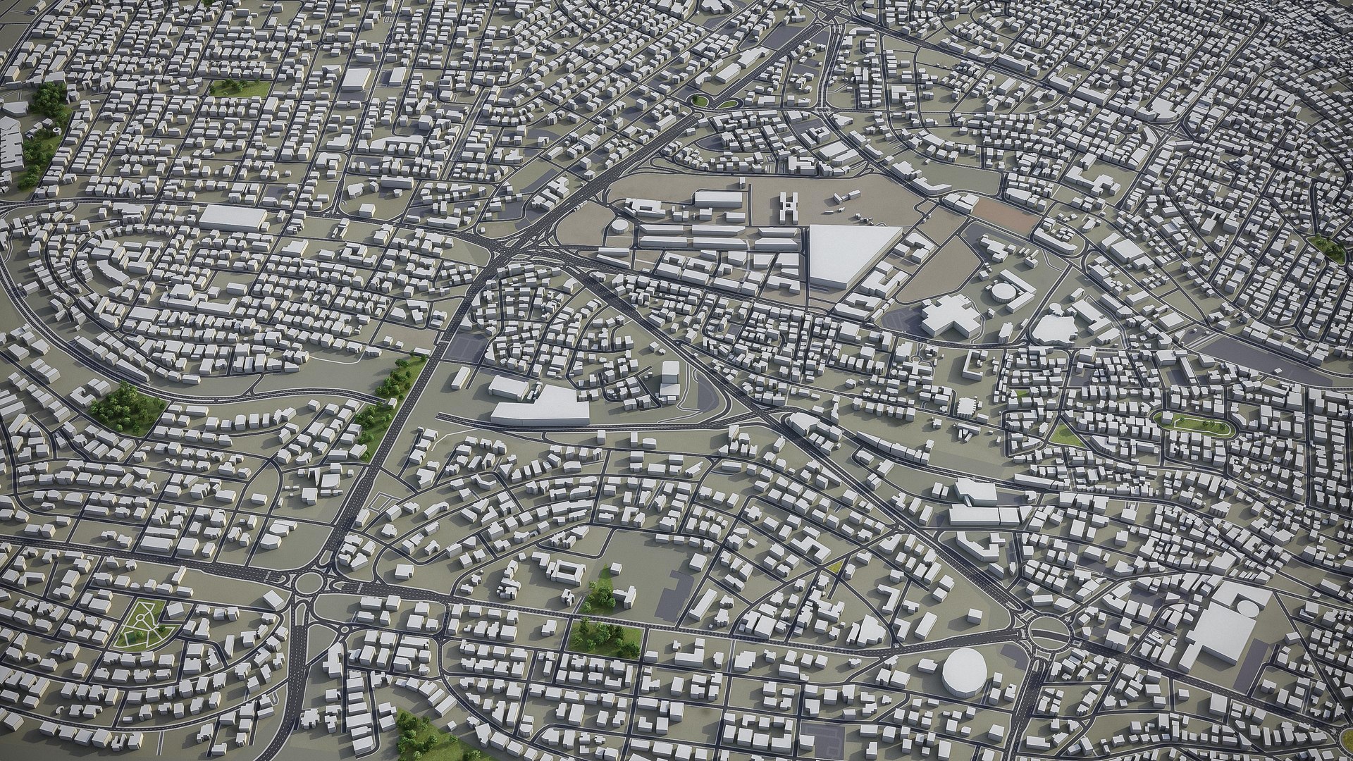 Amman Surrounding - Model - TurboSquid 1500693