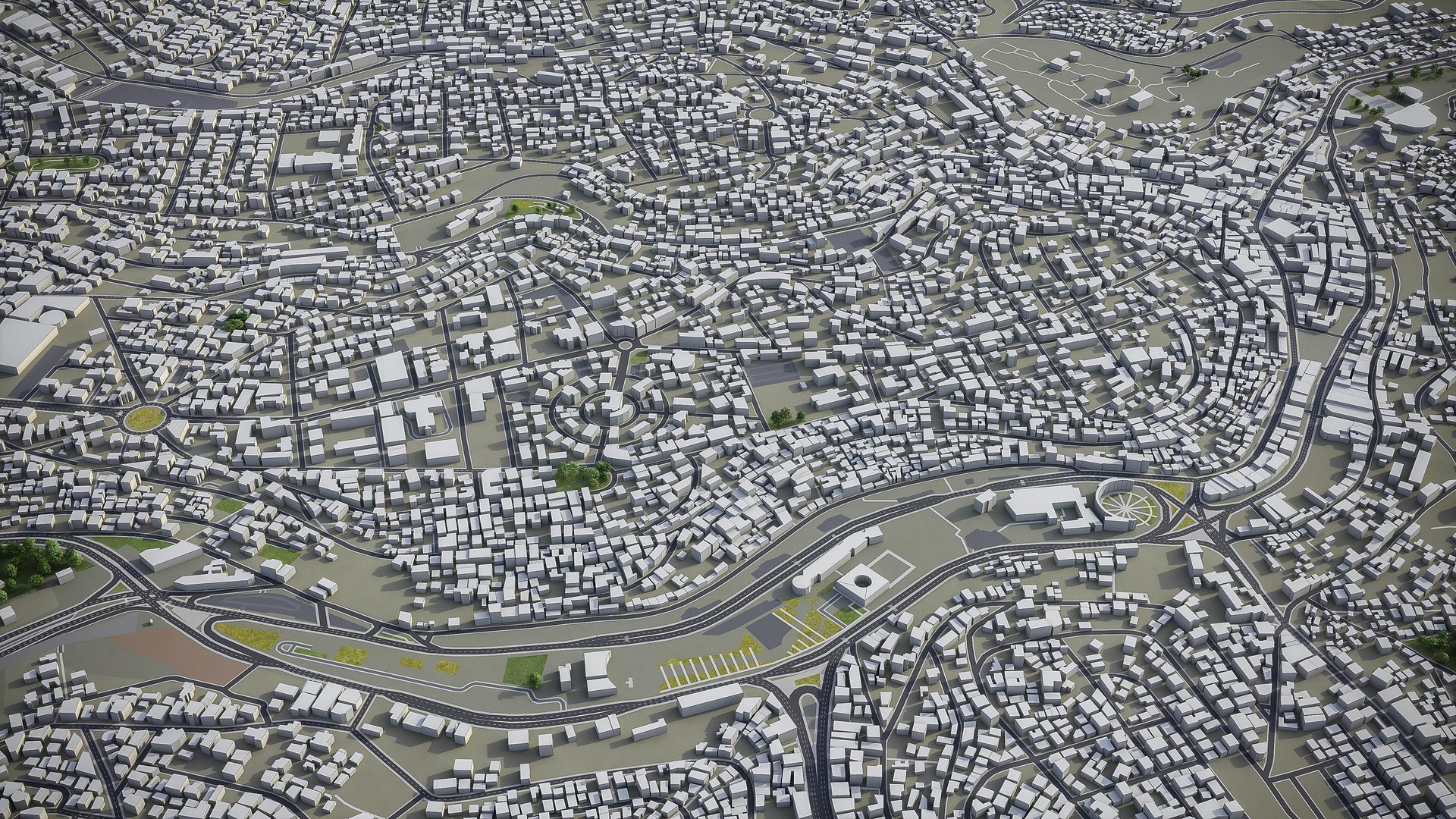Amman Surrounding - Model - TurboSquid 1500693