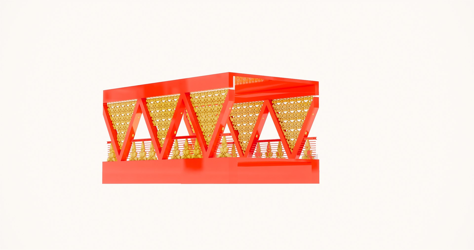 3D skywalk architecture model - TurboSquid 1379543