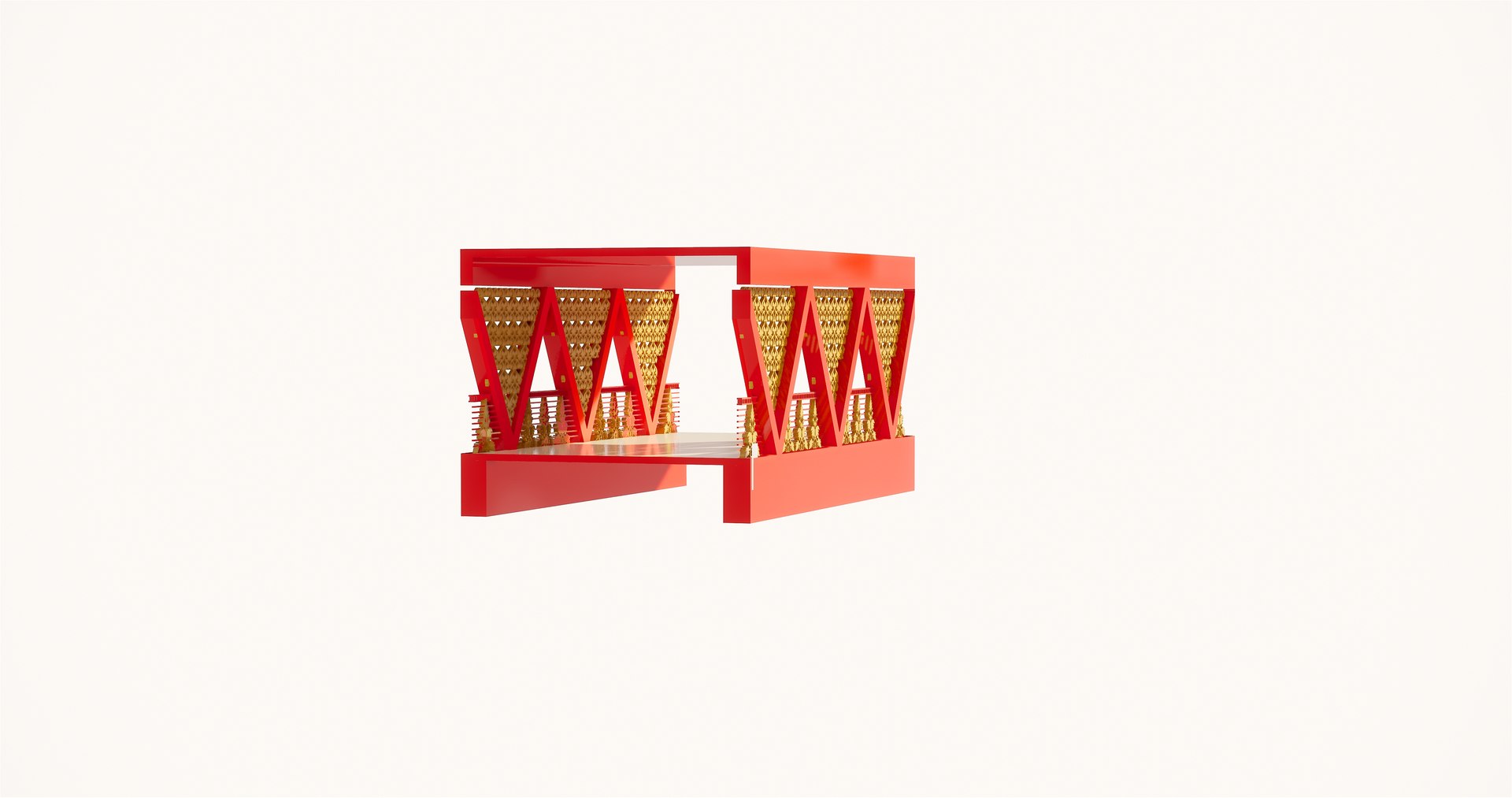 3D skywalk architecture model - TurboSquid 1379543