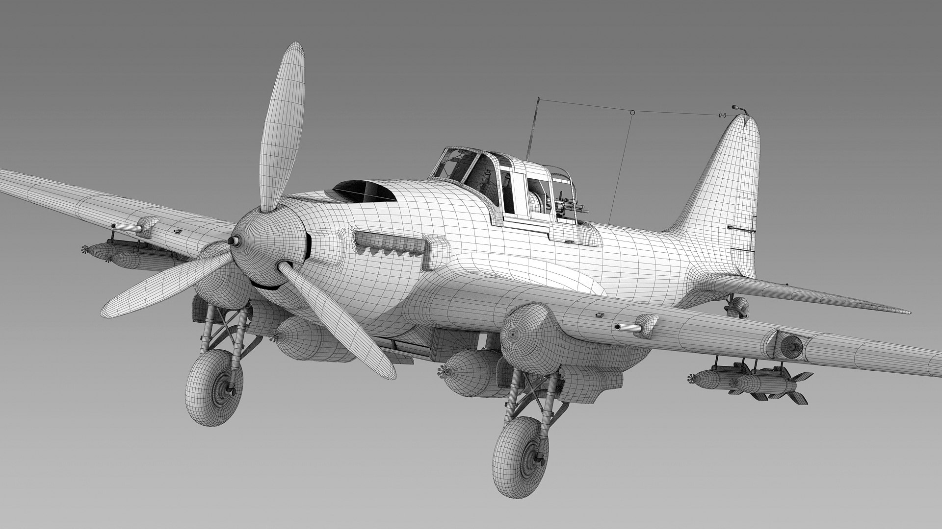 3D WW2 Aircraft Collection Set 1 - TurboSquid 1839168