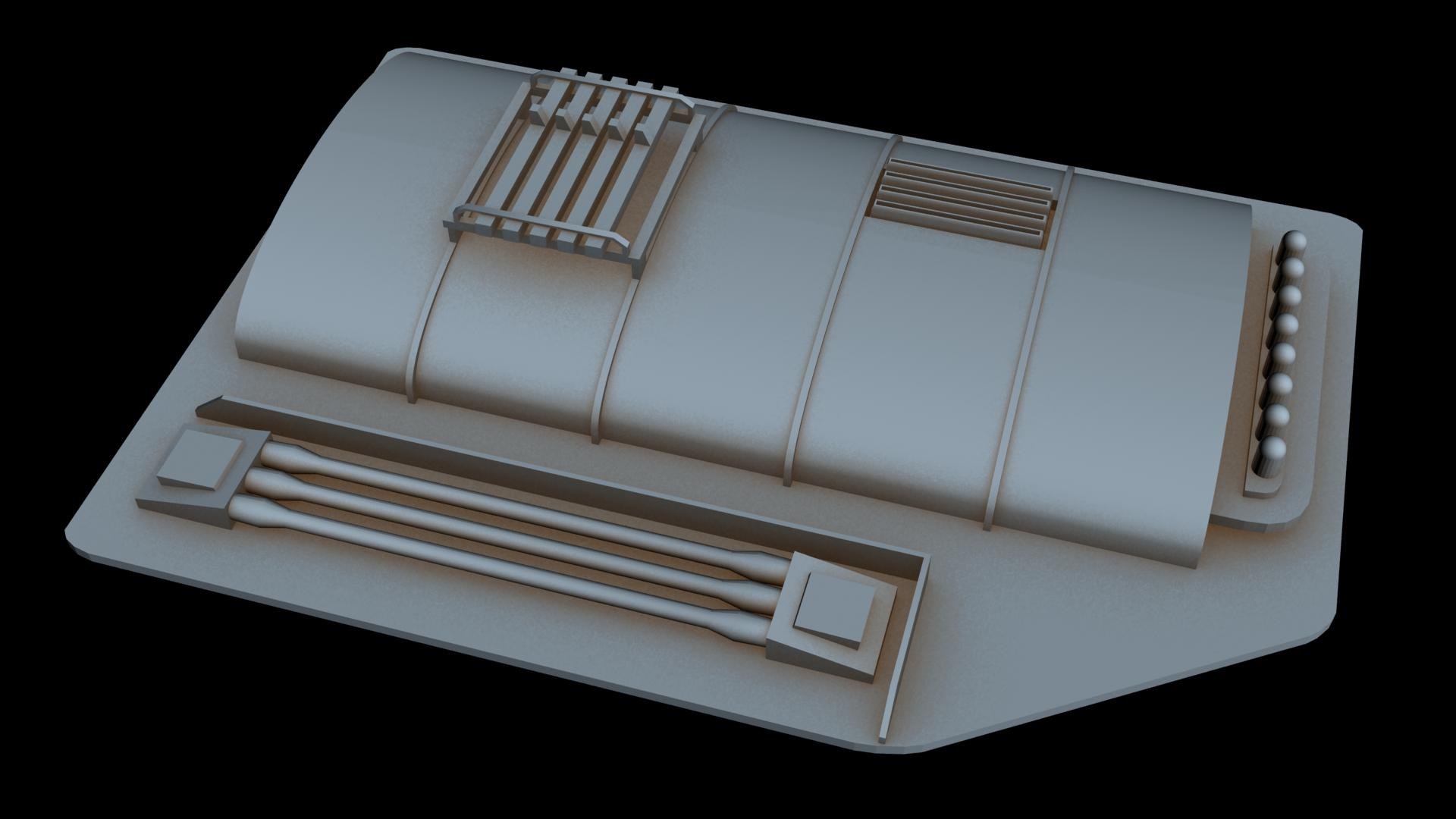 3D Starship Greeble 5 Model - TurboSquid 1206716