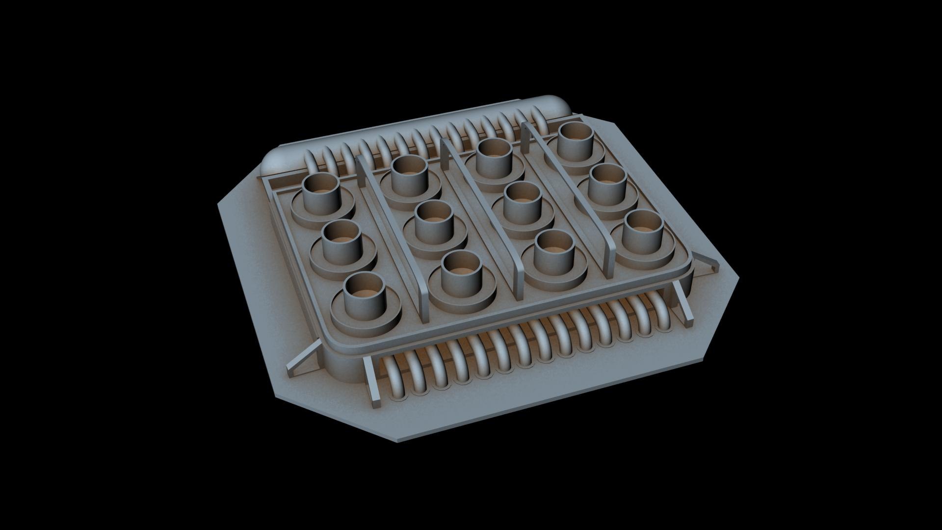 3D Starship Greeble 5 Model - TurboSquid 1206716