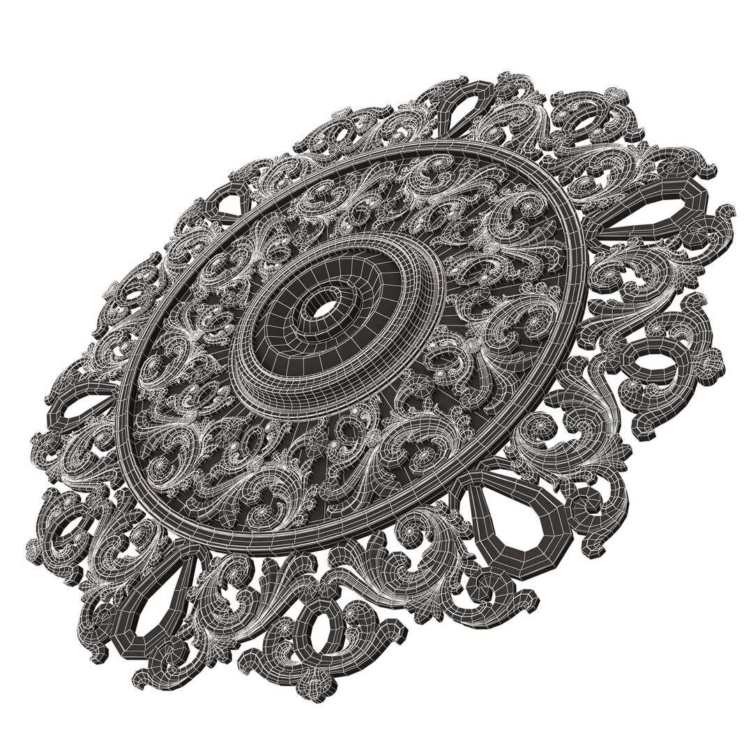 Ceiling Rosette 09 3D model - TurboSquid 2173687