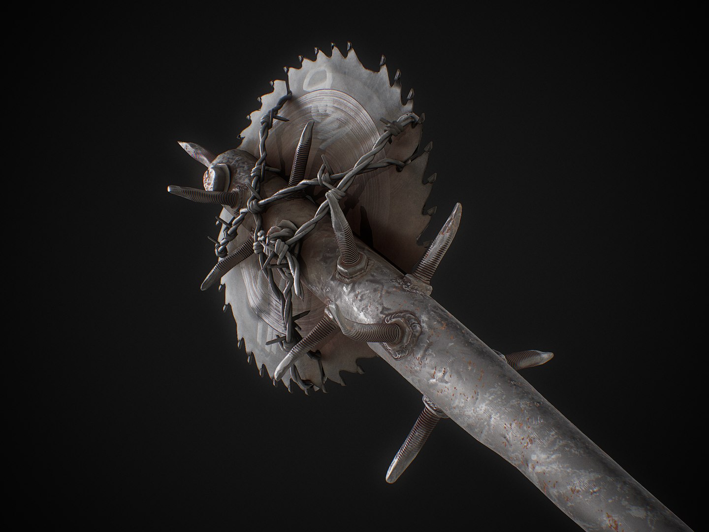 Spike Blade Bat game asset weapon 3D model - TurboSquid 2105132