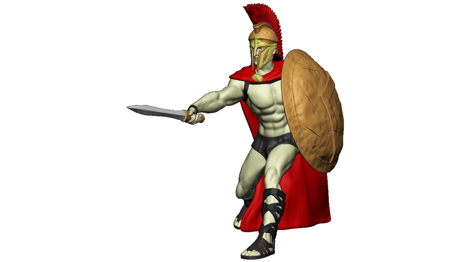 3D Spartan 12 Starter Set Light Spartan Army 3D Print Model ...