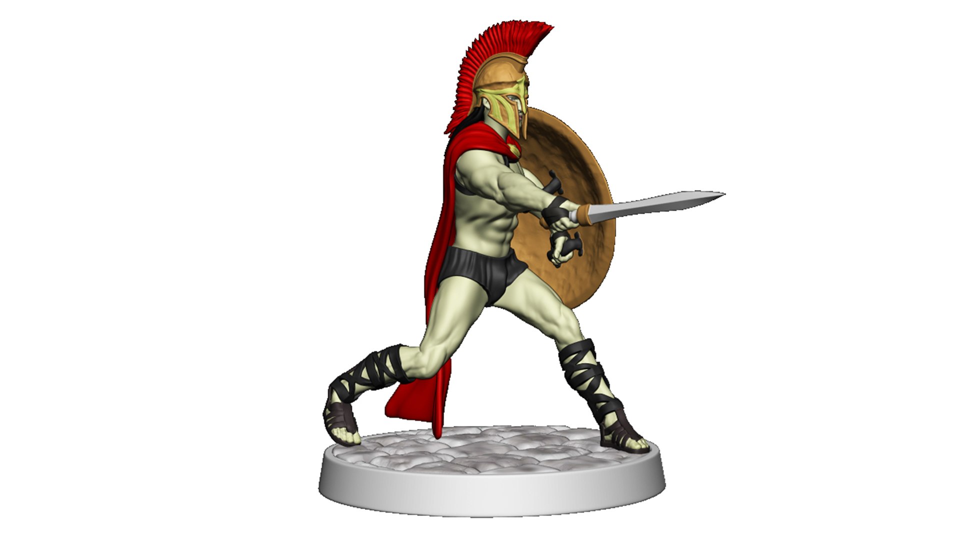 3D Spartan 12 Starter Set Light Spartan Army 3D Print Model ...