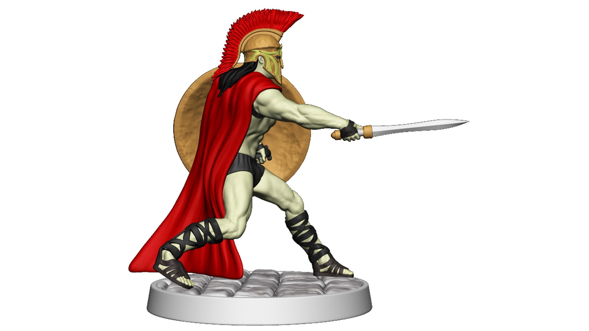 3D Spartan 12 Starter Set Light Spartan Army 3D Print Model ...
