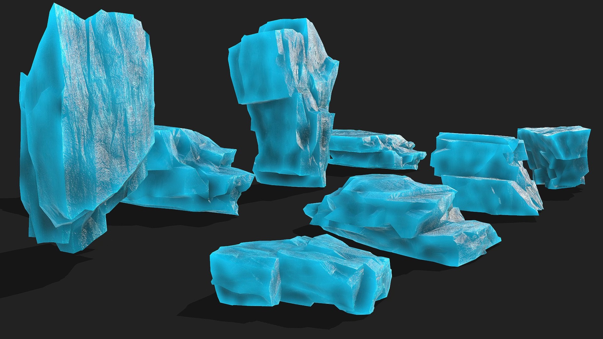Ice rock 12 3D model - TurboSquid 2047156