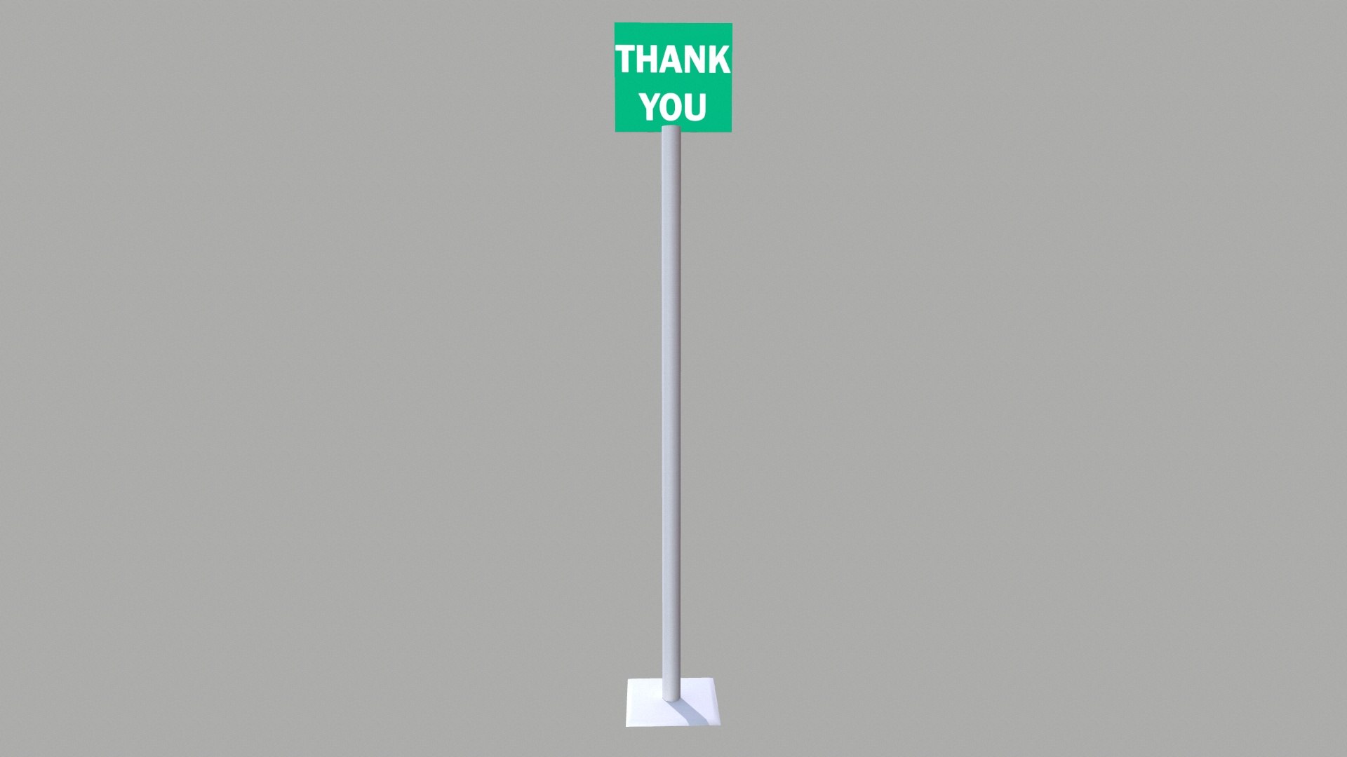Thank You Stand Board 3D - TurboSquid 2308840