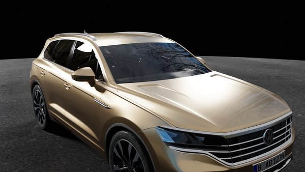 3D vokswagen toureg - TurboSquid 1674171