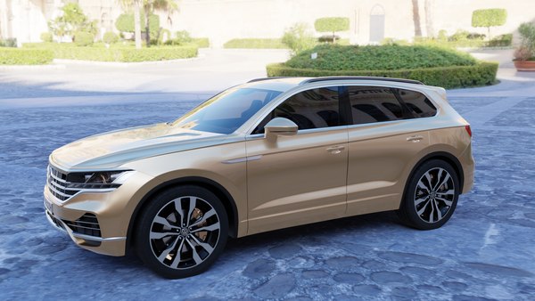 3D vokswagen toureg - TurboSquid 1674171