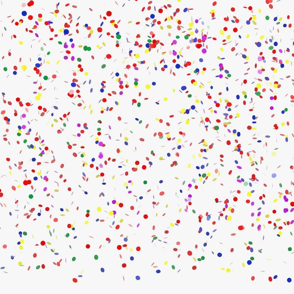 confetti 3d model