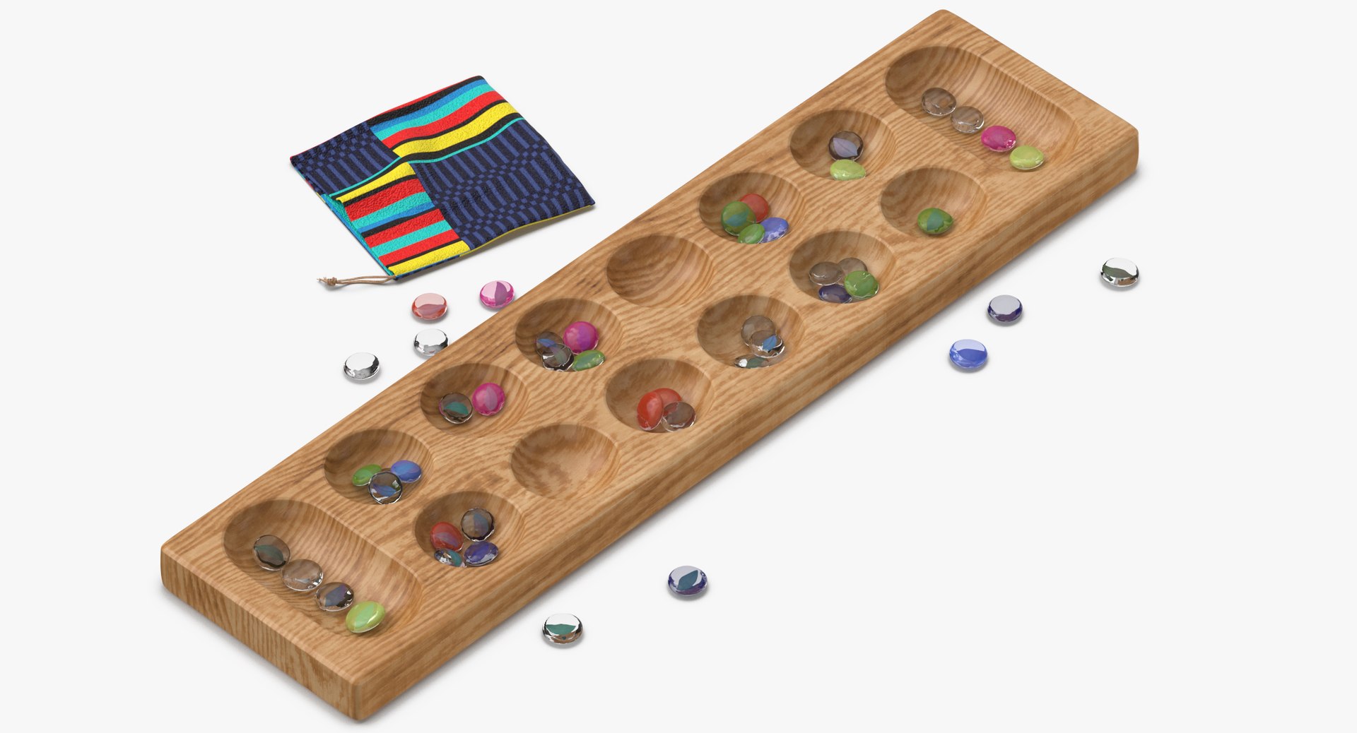 Mancala Games 3D Model - TurboSquid 1281989