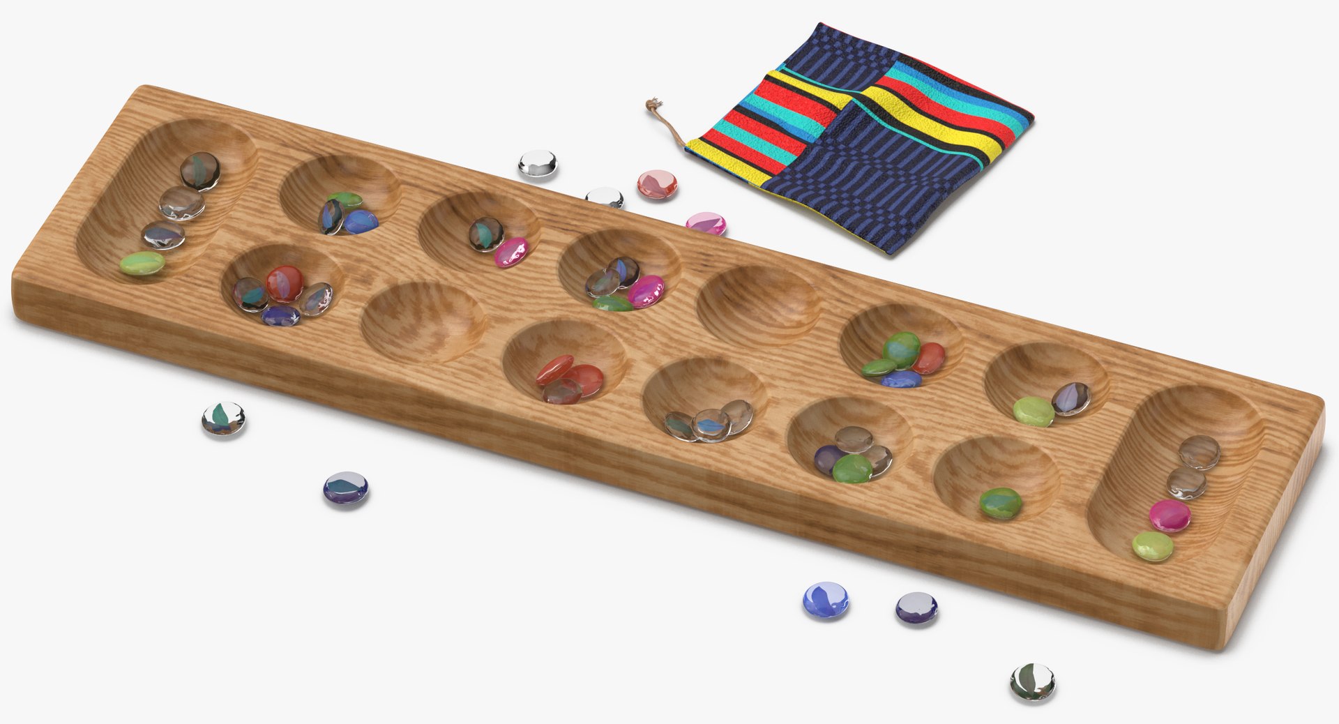 Mancala Games 3D Model - TurboSquid 1281989