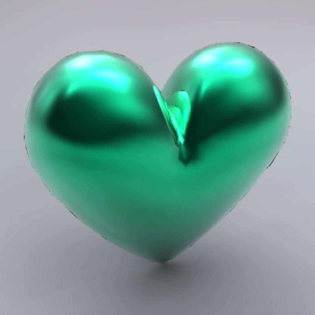 Clean Heart Shape 3d Max