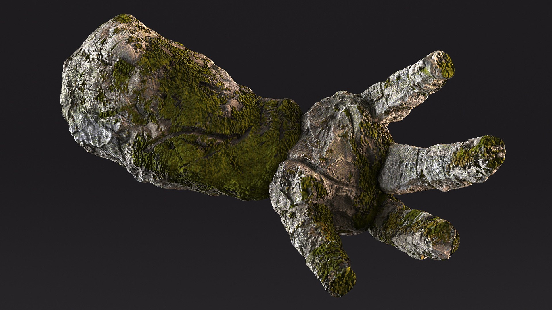 3D Stone Golem Hand Rigged for Maya model - TurboSquid 2115359