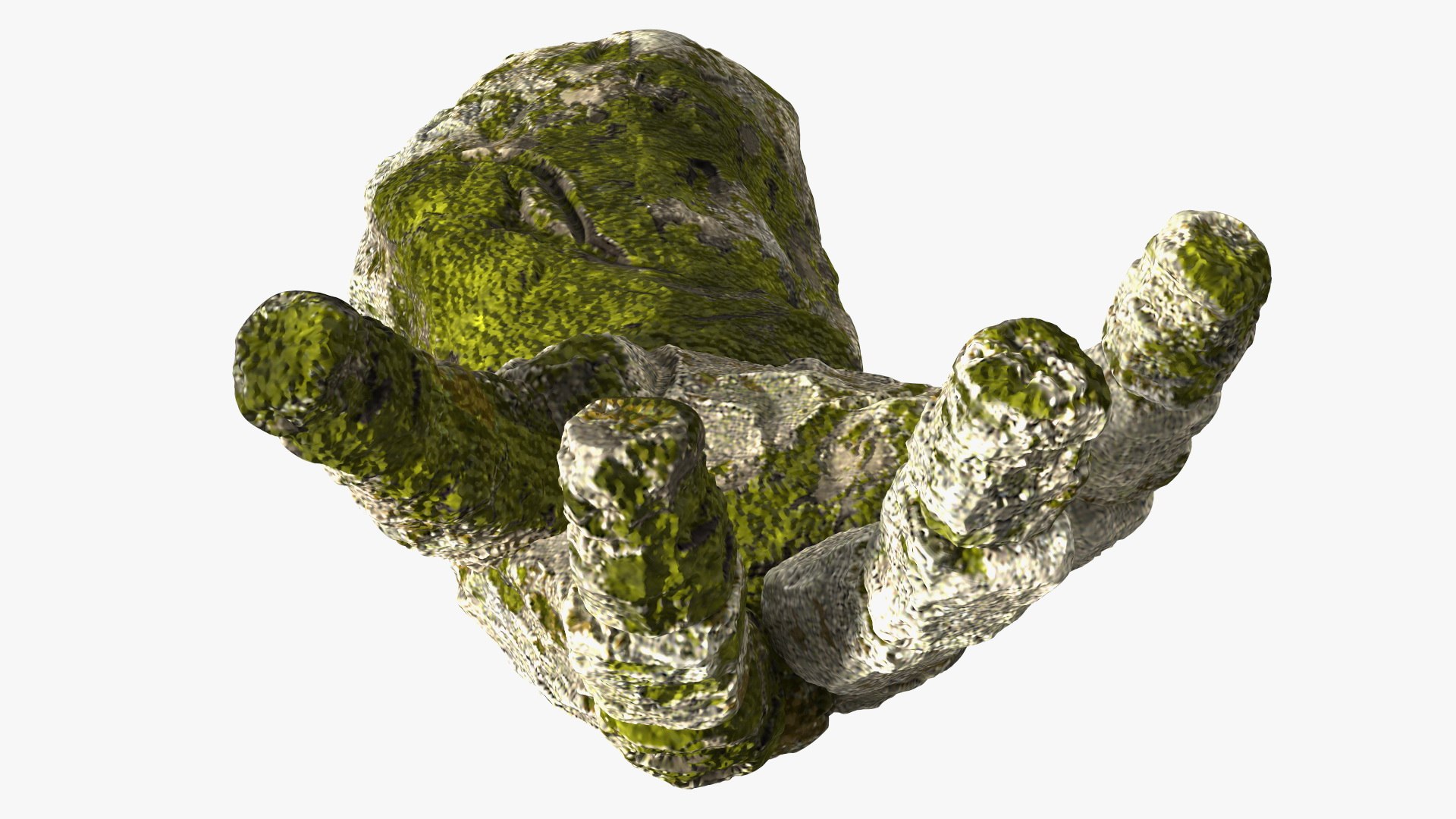 3D Stone Golem Hand Rigged For Maya Model - TurboSquid 2115359