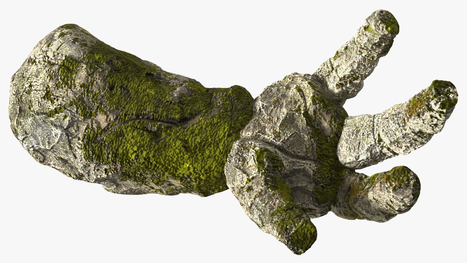 3D Stone Golem Hand Rigged for Maya model - TurboSquid 2115359