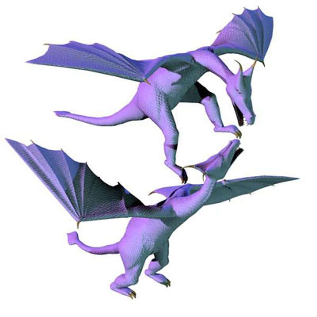 Poser Dragon 3d Model