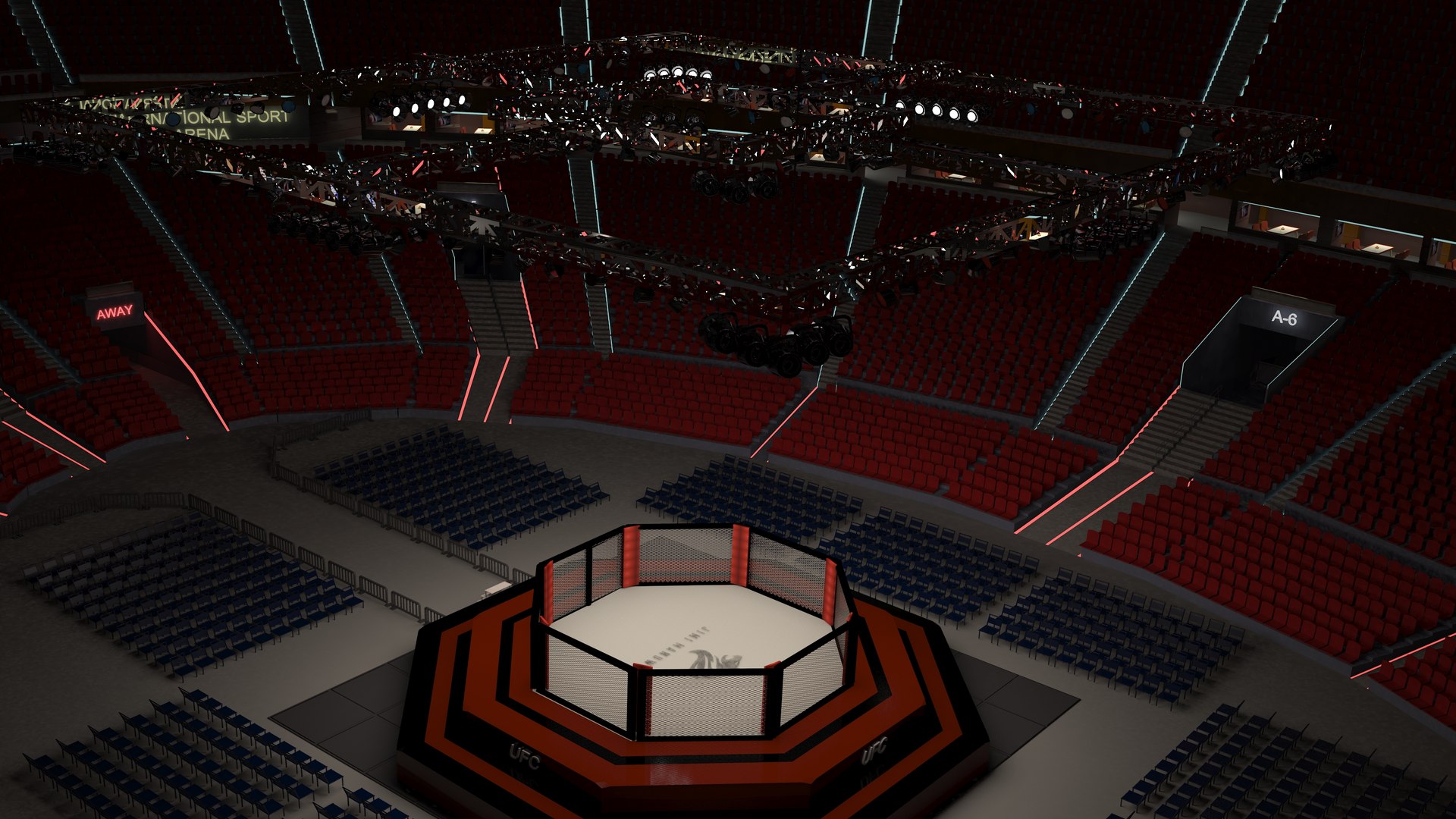 Arena Ufc 3D - TurboSquid 1472094