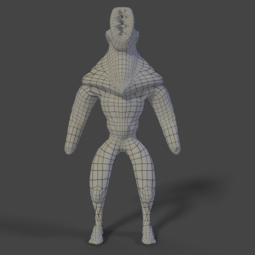 3D Monster Alien - TurboSquid 1230177