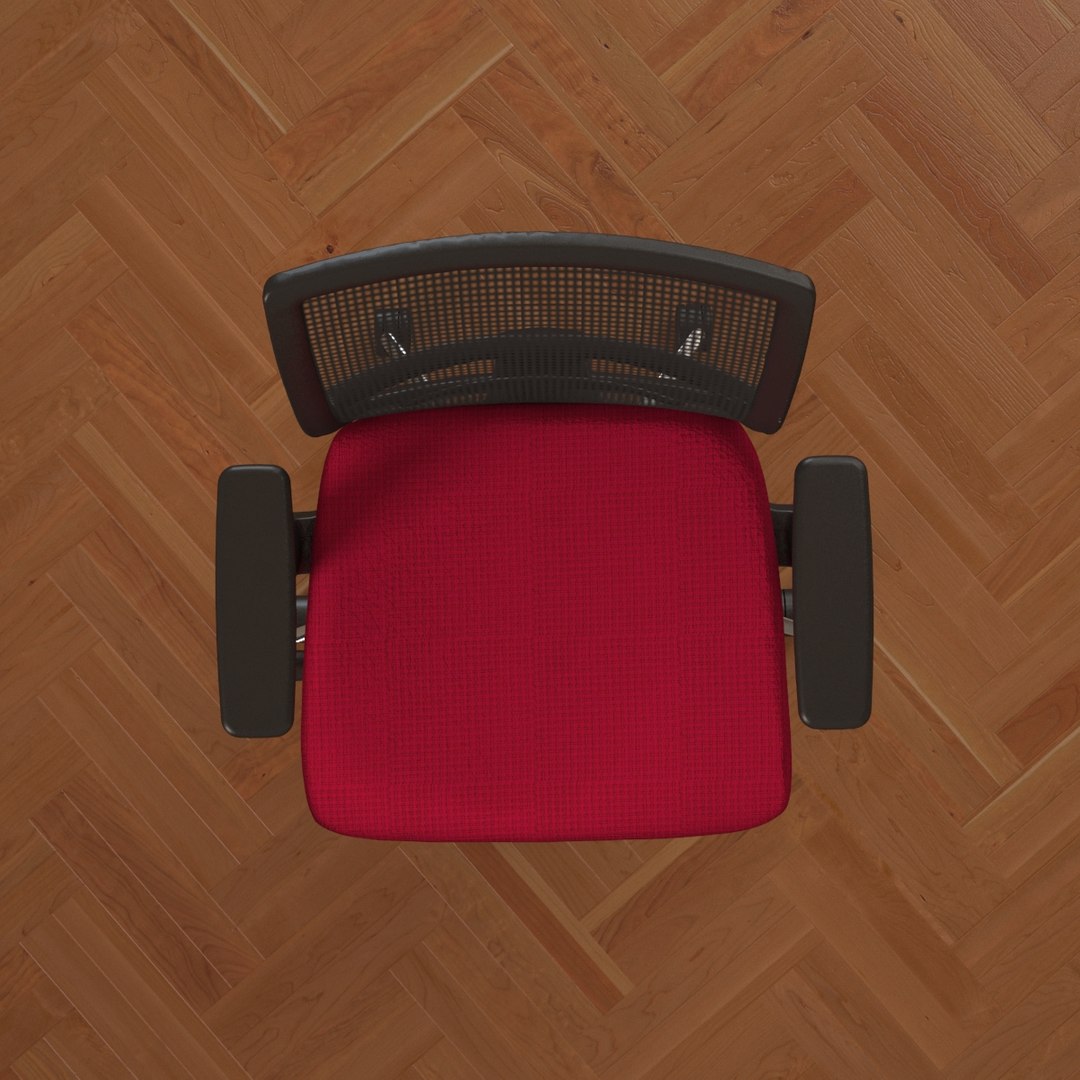 3d mesh office chair model