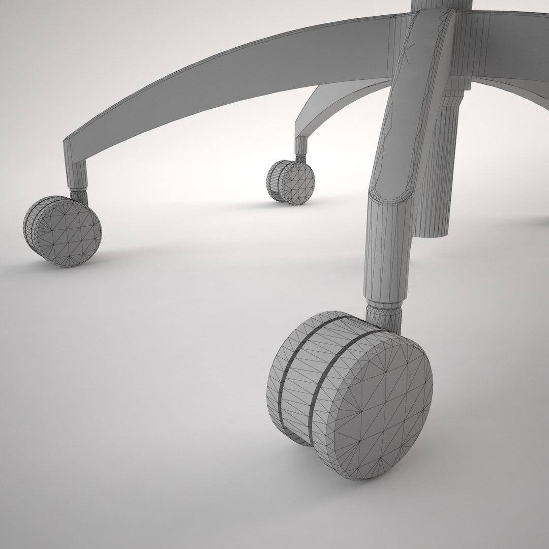 3d mesh office chair model