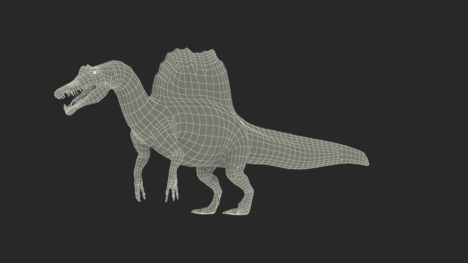 3D Model Spinosaurus Basic Pose - TurboSquid 2269739