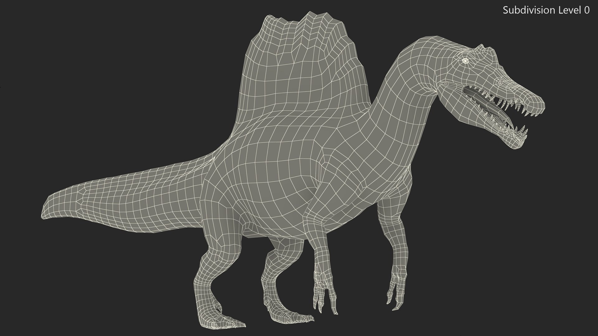 3D Model Spinosaurus Basic Pose - TurboSquid 2269739