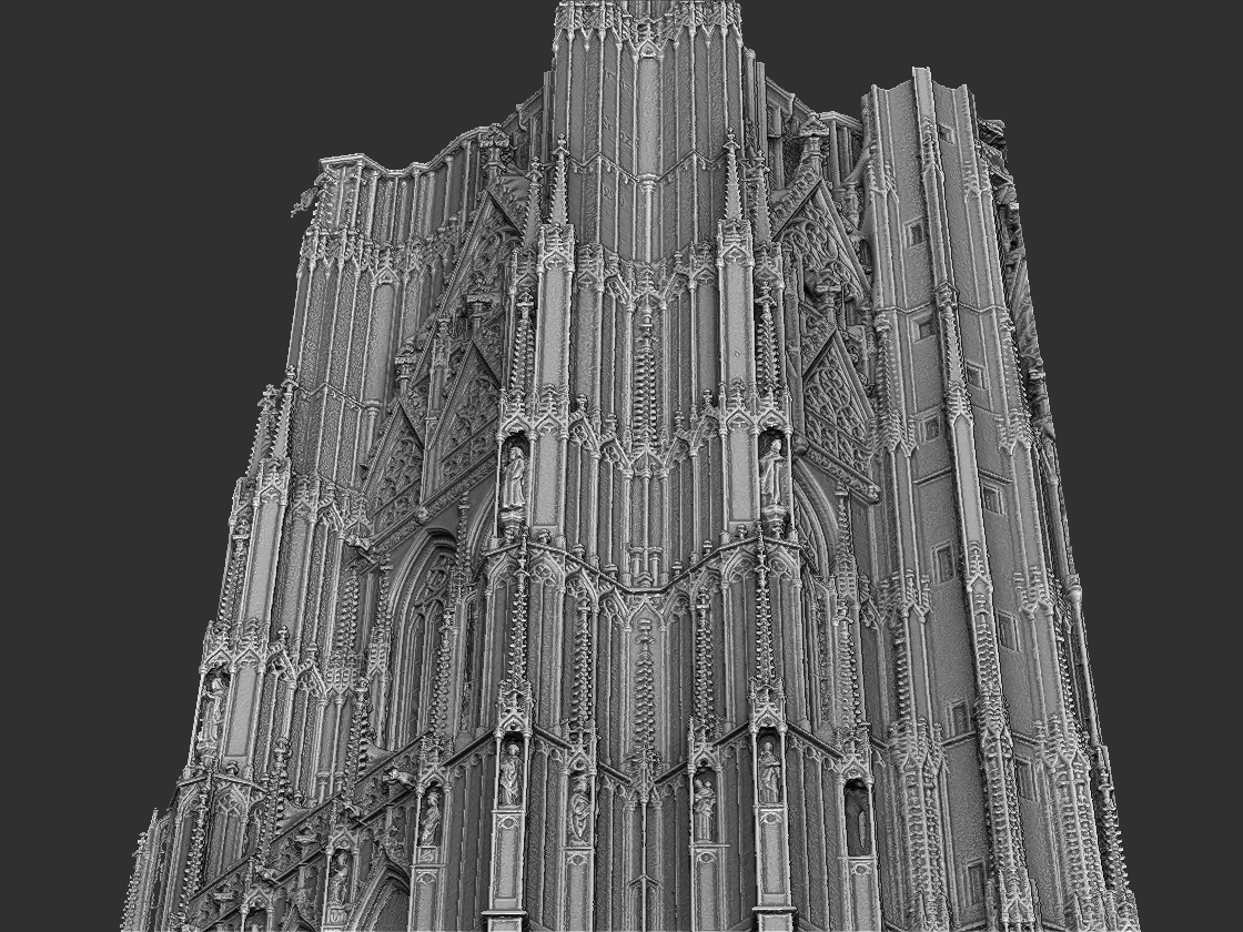 3d gothic architecture cathedral 16k
