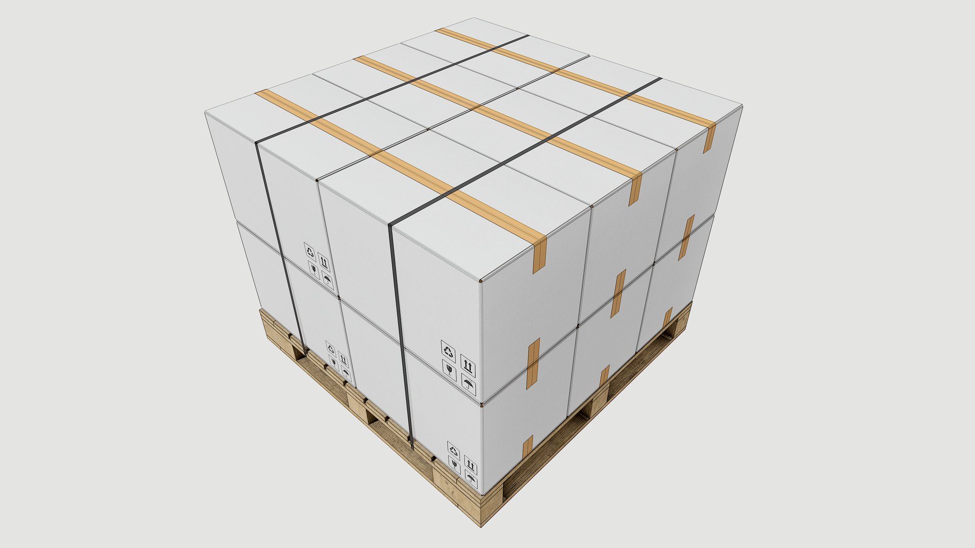 3D Pallet With Boxes 1 4K 8K - TurboSquid 1722858