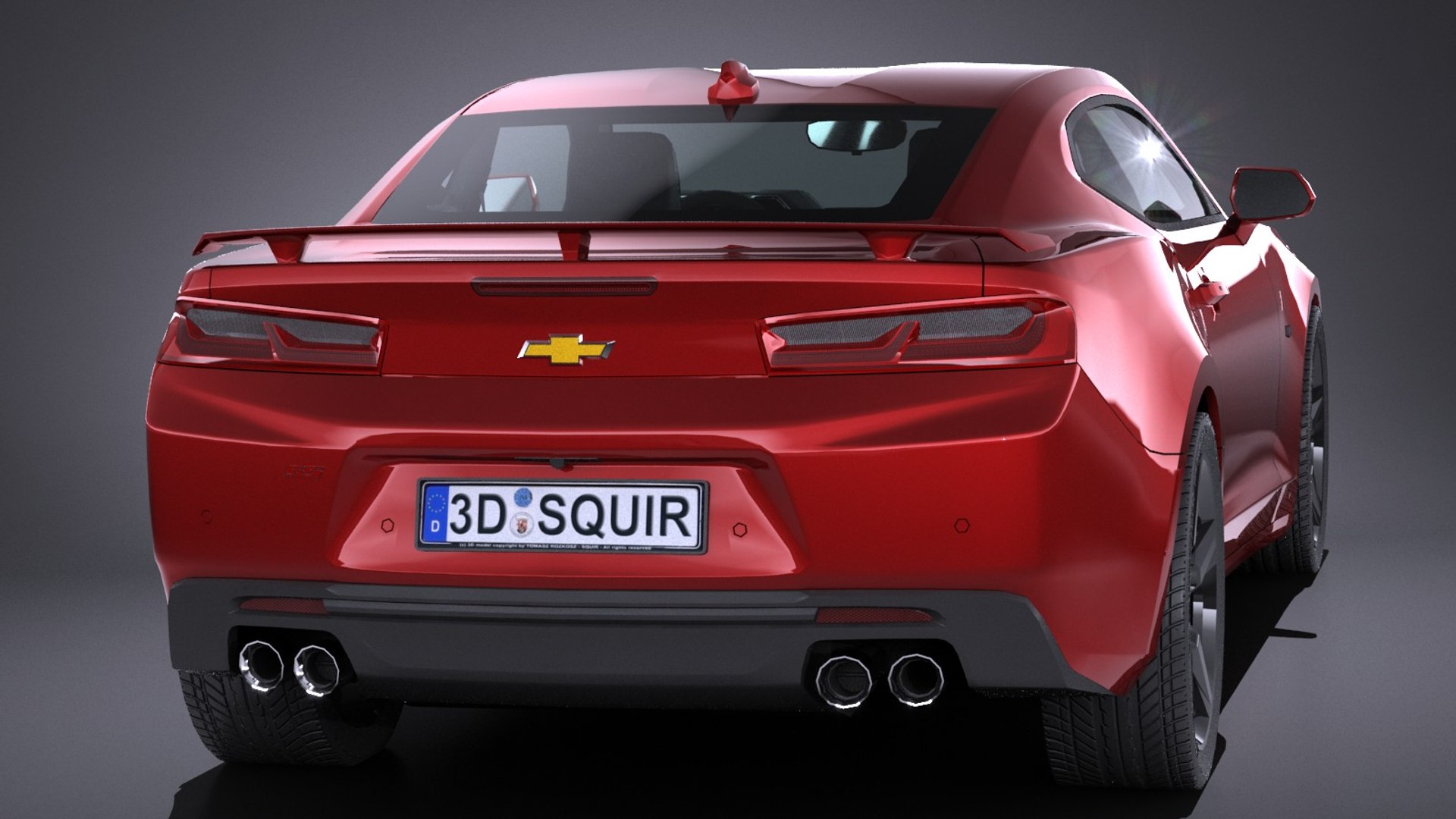 Hq Chevrolet Camaro 3d 3ds