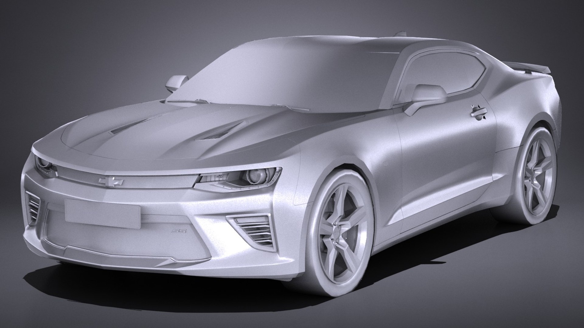 Hq Chevrolet Camaro 3d 3ds